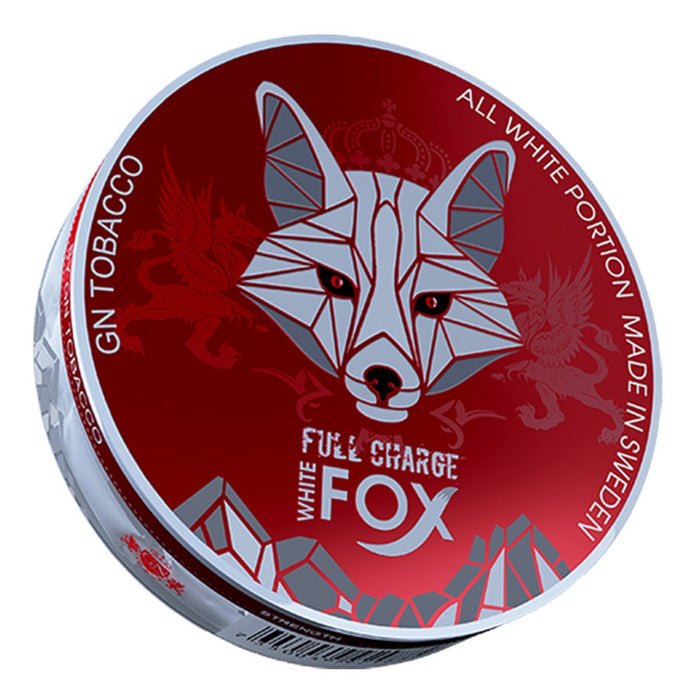 White Fox Full Charge Nicotine Pouches Strong Snus — Nico Plug